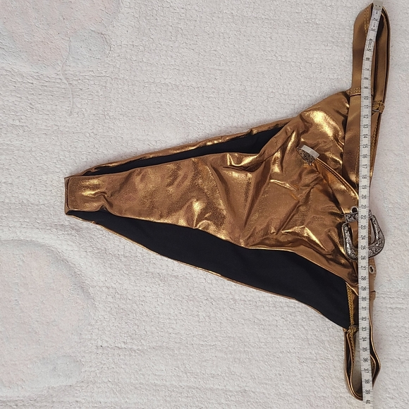 Swim | Ladies Gold Swim Suit | Poshmark